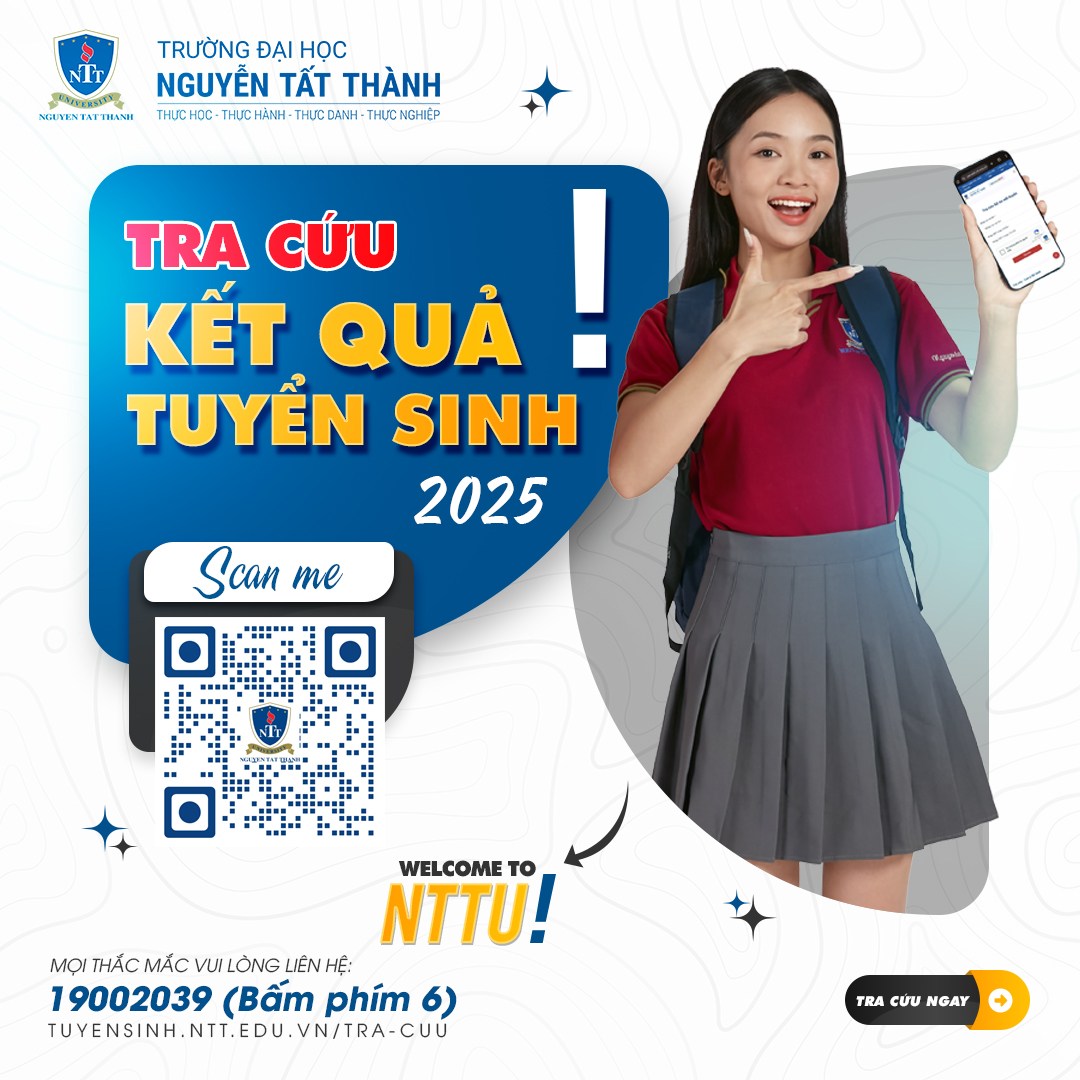 HƯỚNG DẪN TRA CỨU KẾT QUẢ TRÚNG TUYỂN NTTU 2025 – Khoa Điều Dưỡng